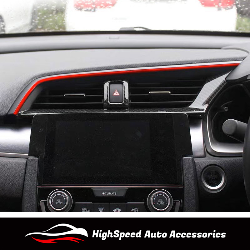 Honda Civic FC Type R Carbon Fiber Aircond Panel Cover | Shopee Malaysia