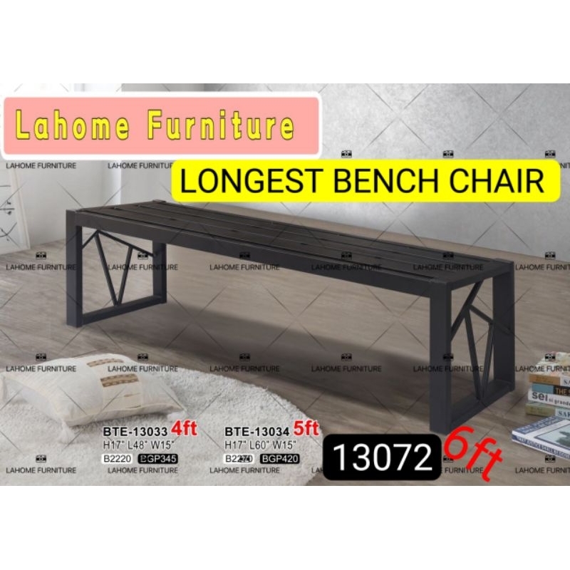 HOT SALES READY STOCK 6 FEET KAKI ENAM BENCH CHAIR OUTDOOR BENCH INDOOR ...
