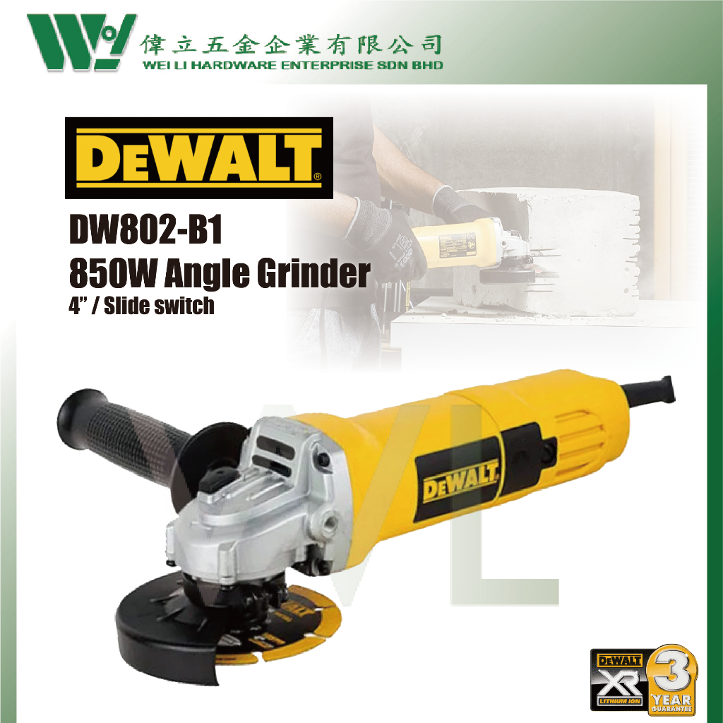 DEWALT DW802-B1 4" Angle Grinder / dewalt angle grinder / grinder ...