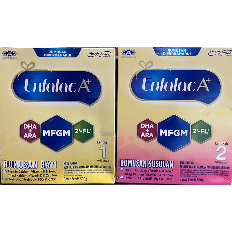Enfalac A+ Step 1 / 2 (500g) Exp1/2024 Ready Stock | Shopee Malaysia