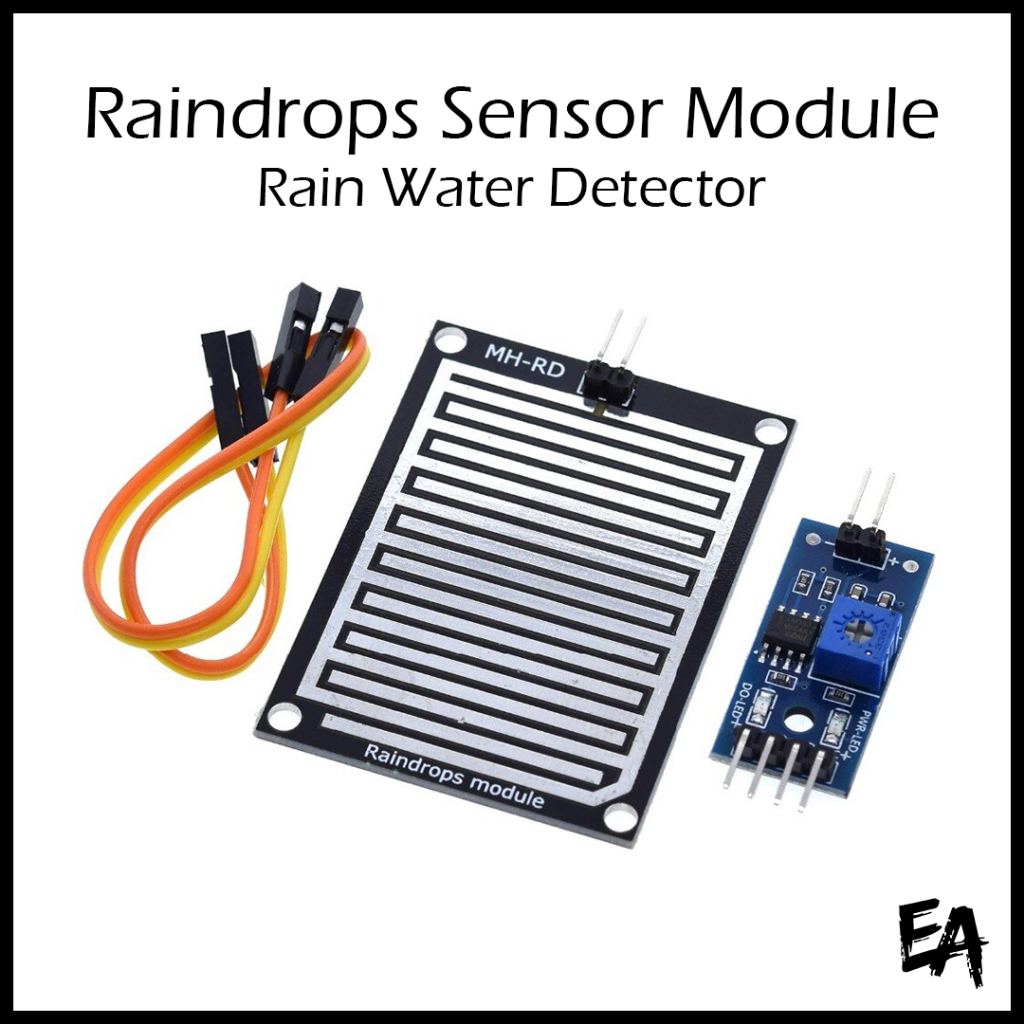 Rain Water Detector Raindrops Sensor Module for Arduino | Shopee Malaysia