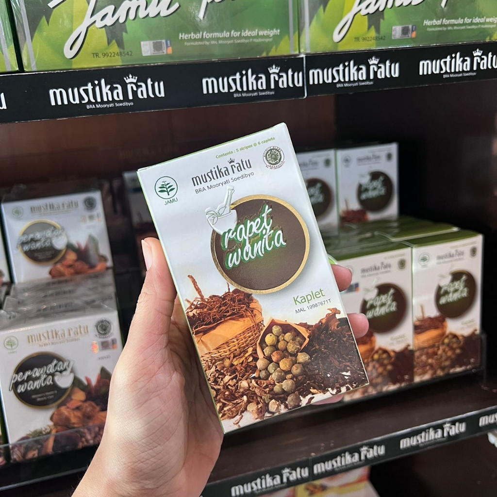 MUSTIKA RATU Jamu Kaplet Rapet Wanita for Women Jamu Manjakani (Perapat ...