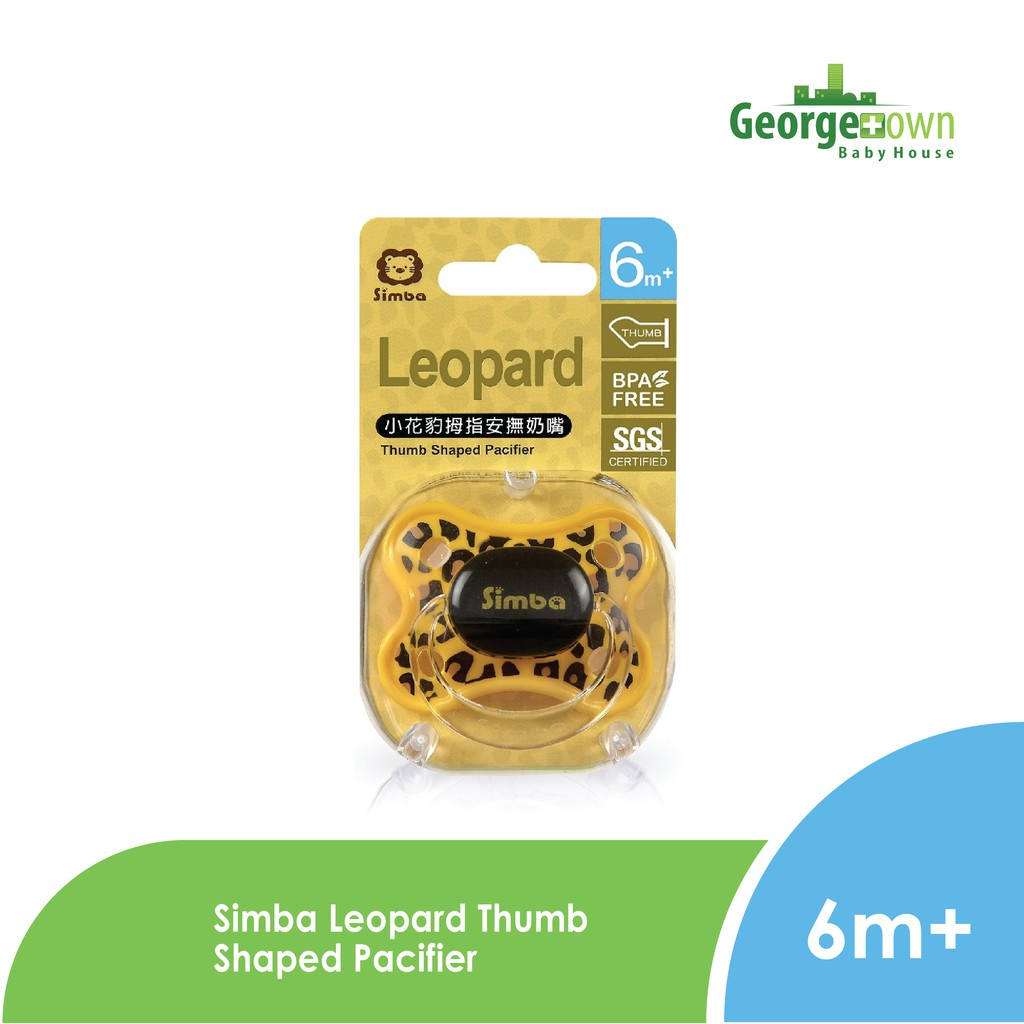 SIMBA LEOPARD THUMB SHAPES PACIFIER 6MONTH+ (Y Dept) | Shopee Malaysia