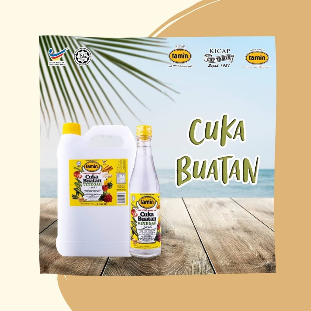 CUKA BUATAN 350ml 660ml TAMIN (STOK DARI KILANG) | Shopee Malaysia