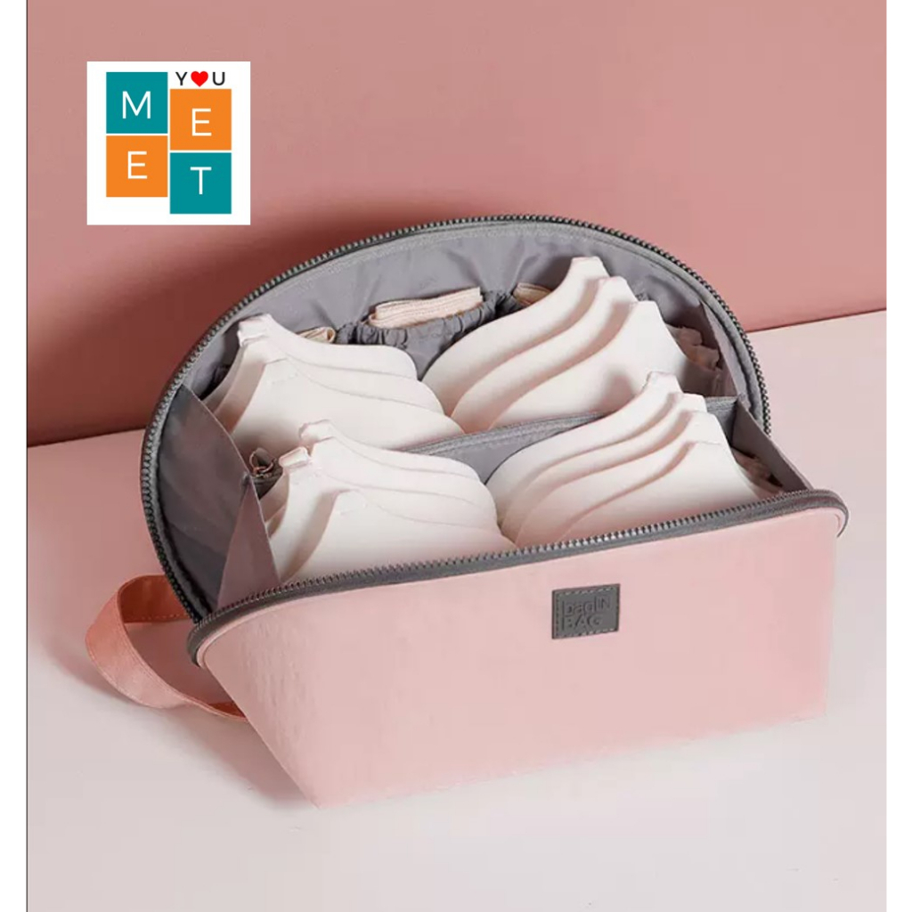 Travel Portable Bra Underwear Lingerie Organizer Case Storage Box Bag ...