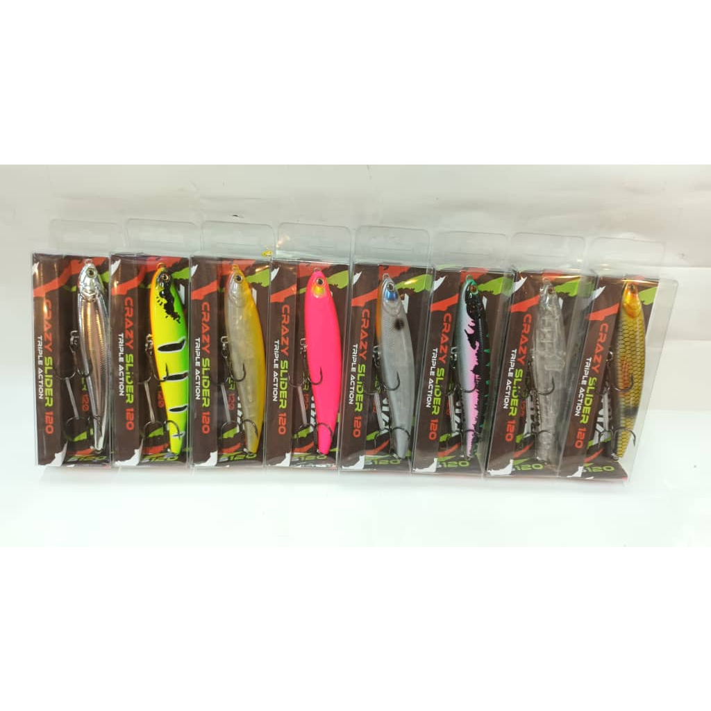 TOMANIA CRAZY SLIDER 120mm PENCIL FISHING LURE | Shopee Malaysia