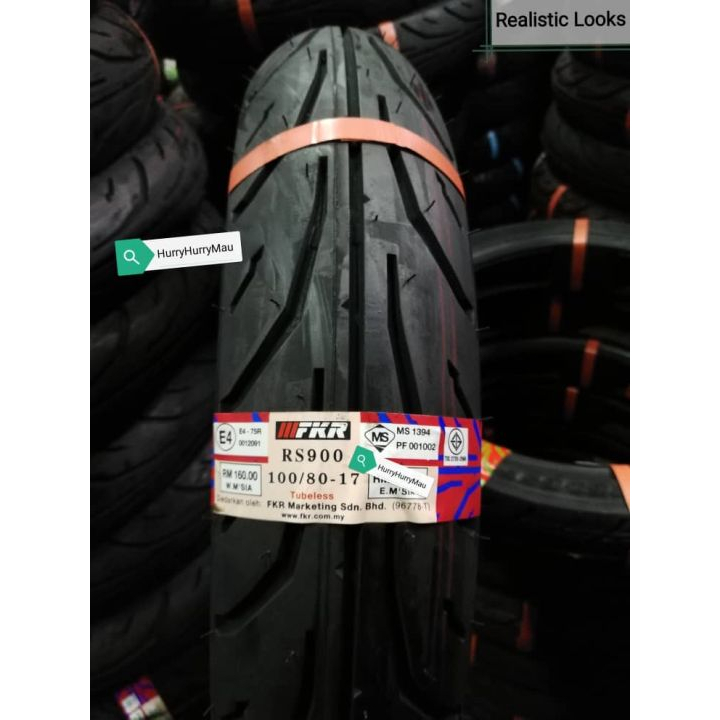 FKR RS900 100/80-17 /120/70-17 / 130/70-17 Motorcycle Tubeless Tyre ...