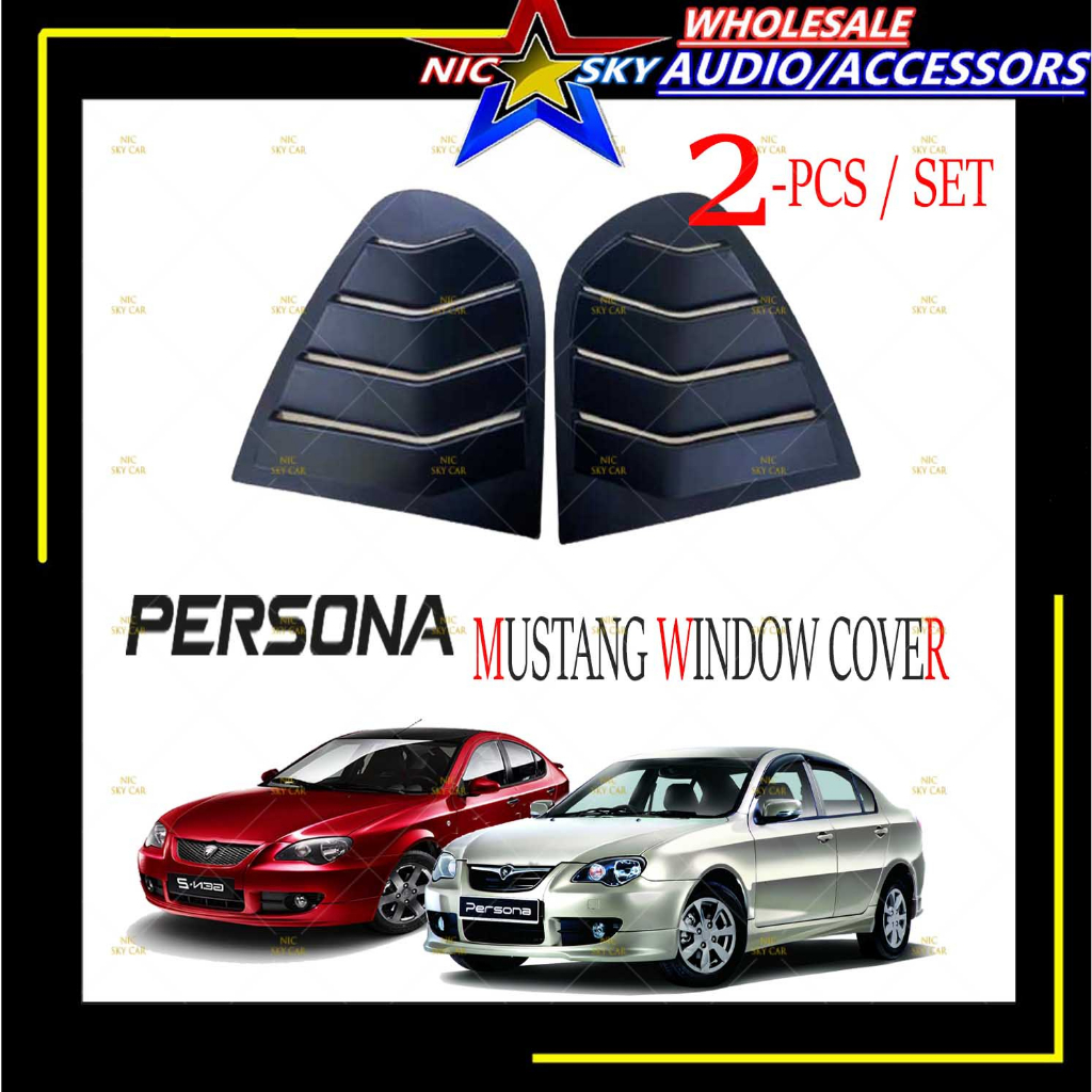 Persona Car Rear Side High Quality Mustang Cover 3D Shark Window ...