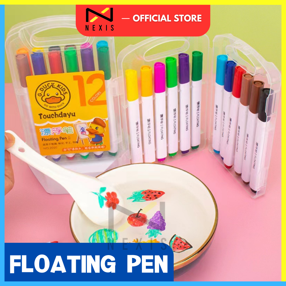🔥🔥Montessori Floating Water Drawing Magic Whiteboard Markers Colorful ...