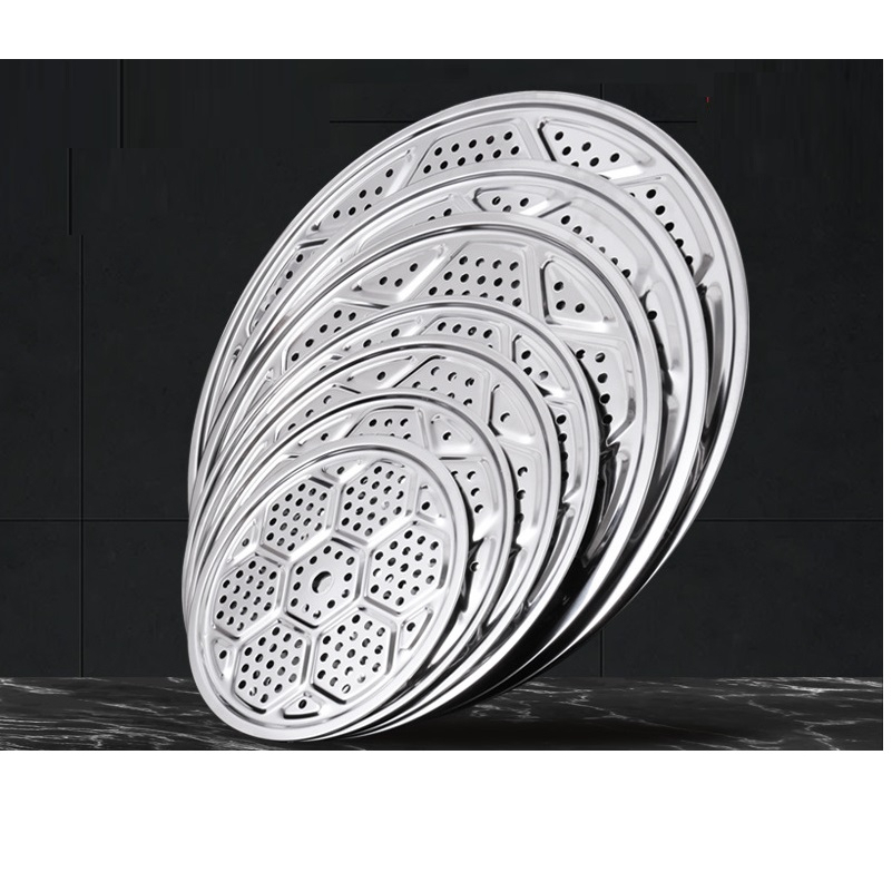 Stainless Steel Steamer Plate Steaming Tray Hidangan Kukus Stainless ...