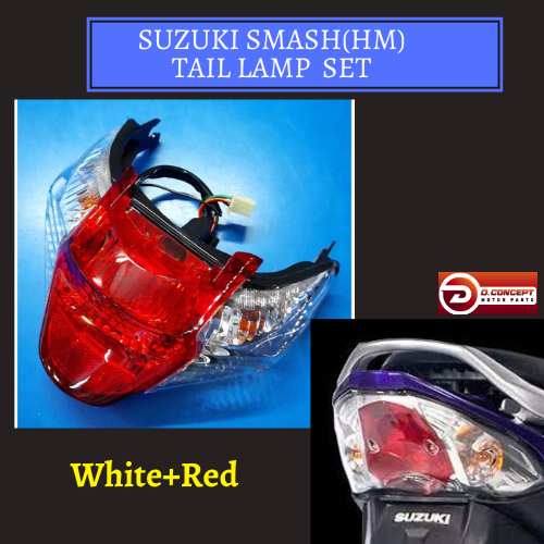 TAIL LAMP SUZUKI SMASH 110 Tail Lamp Set (OEM)Tail Light Smash 110(STD ...