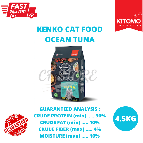 Kenko Cat Food / Makanan Kucing (Fish&Chicken/Hair&skin) 4.5KG Original ...