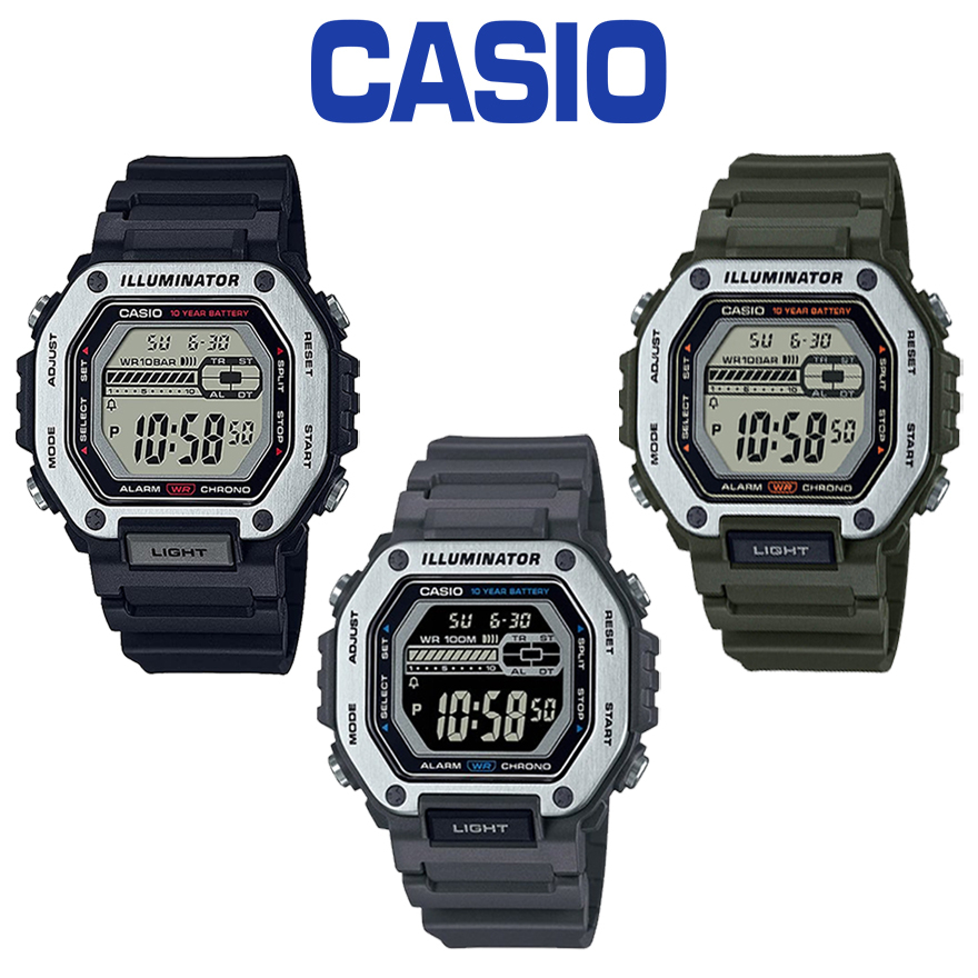 Casio Series Men Digital Watch MWD-110H | Shopee Malaysia
