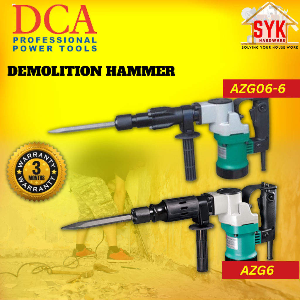 SYK DCA AZG6 AZG06-6 Electric Demolition Percussion Hammer Drill ...