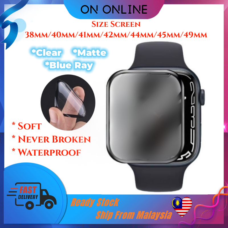 Screen Protector For Apple iWatch 38mm 40mm 41mm 42mm 44mm 45mm 46mm ...