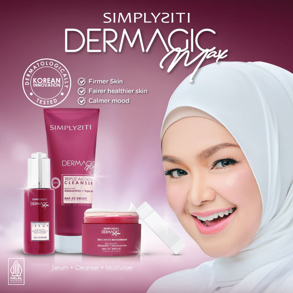 🔥Top Sale🔥 SIMPLYSITI DERMAGIC MAX TRIPLE ACTION BUNDLE SET Mencerah dan Memudarkan Jeragat ...