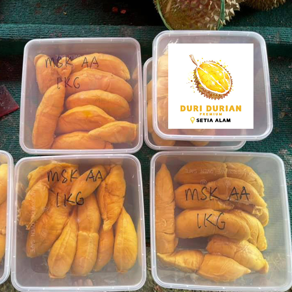 100% Fresh Raub Musang King Durian Same Day Delivery - XO Red Prawn ...