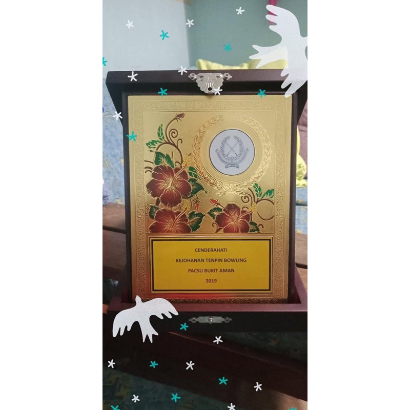 VELVET BOX WOOD/PLAK BALDU/PLAK KAYU(HARI ANUGERAH/CENDERAHATI ...