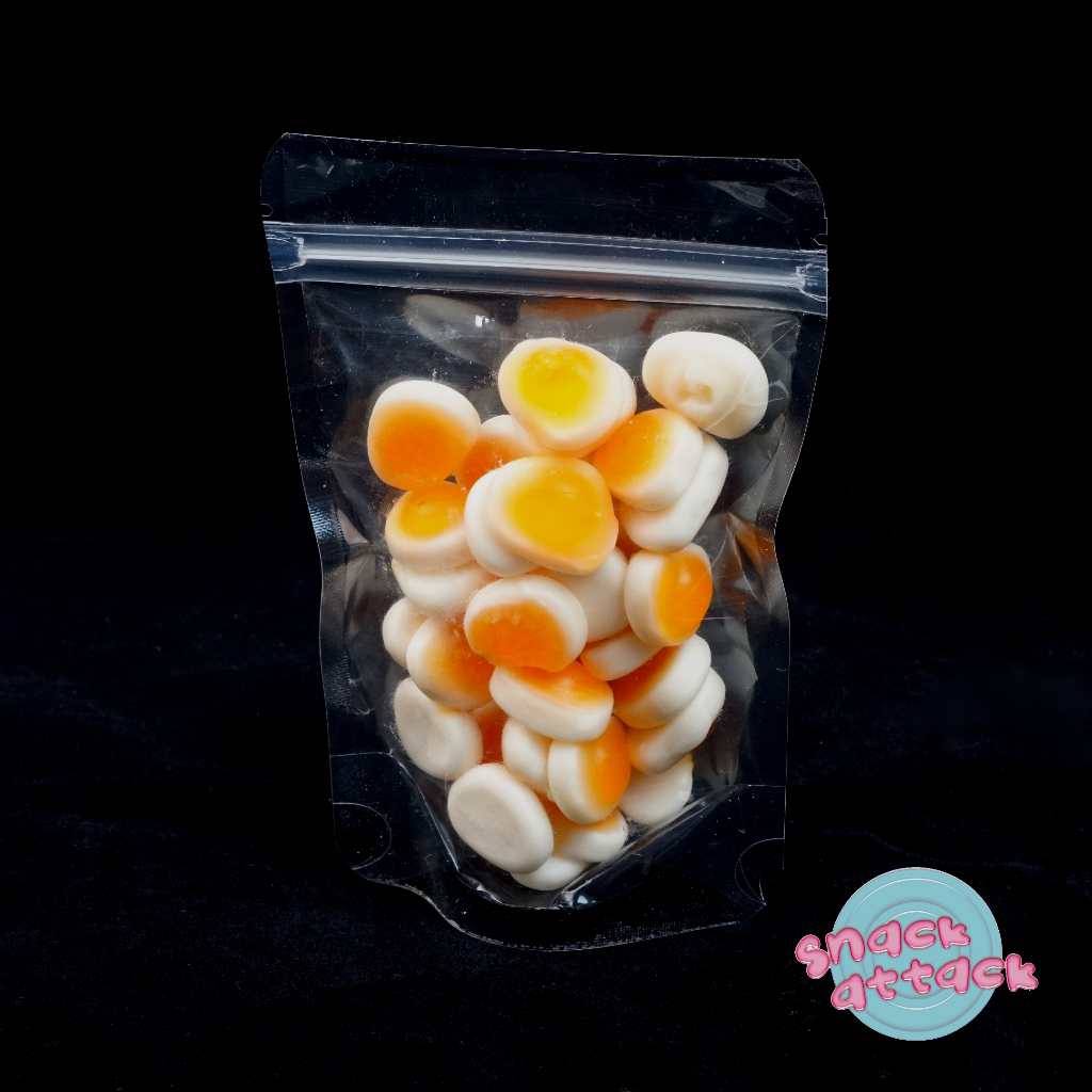 Bebeto Peach Mini Egg Gummy Candy - 100g [REPACK] [Resealable Zip Lock ...