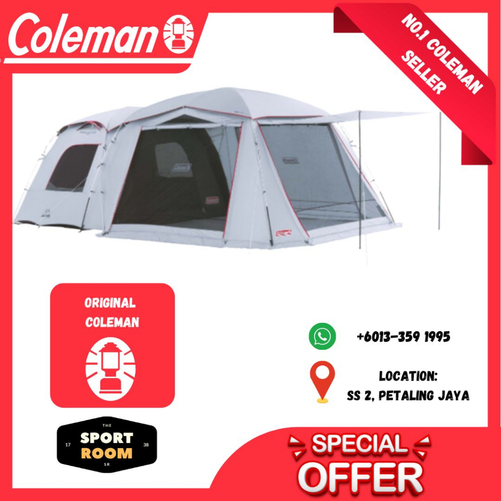 [Ready Stock] COLEMAN Tough Screen 2 Room House/LDX+ Asia (Dark Room ...