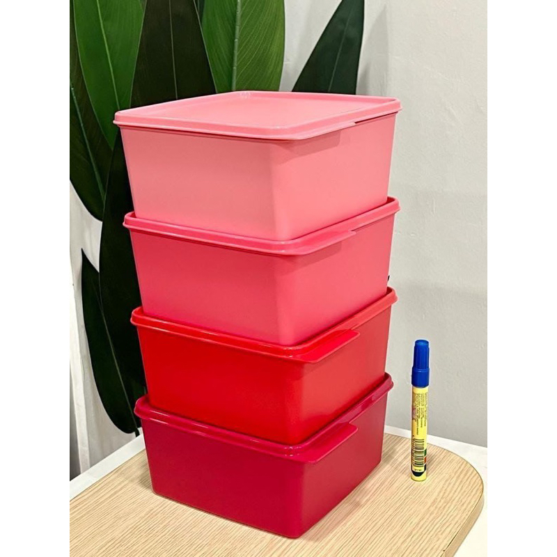 Snack N stack Tupperware 2.5 & 1.4 liter | Shopee Malaysia