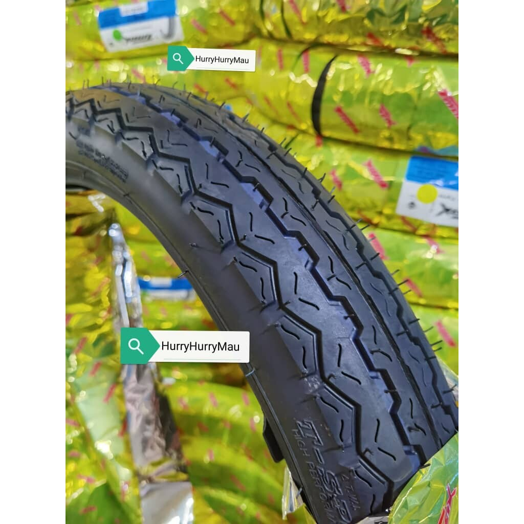 TMAX TM100 TUBELESS 70/90-17 / 80/90-17 Tayar Bunga Dunlop TT100 saiz ...