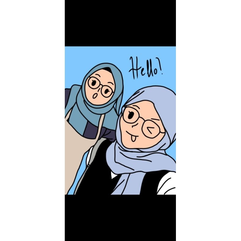 Coloured digital drawings | Lukisan digital berwarna