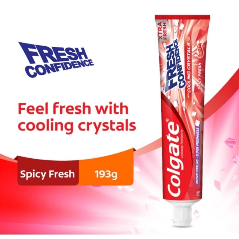Colgate Fresh Confidence Super Freshness Toothpaste 193g Ubat Gigi ...