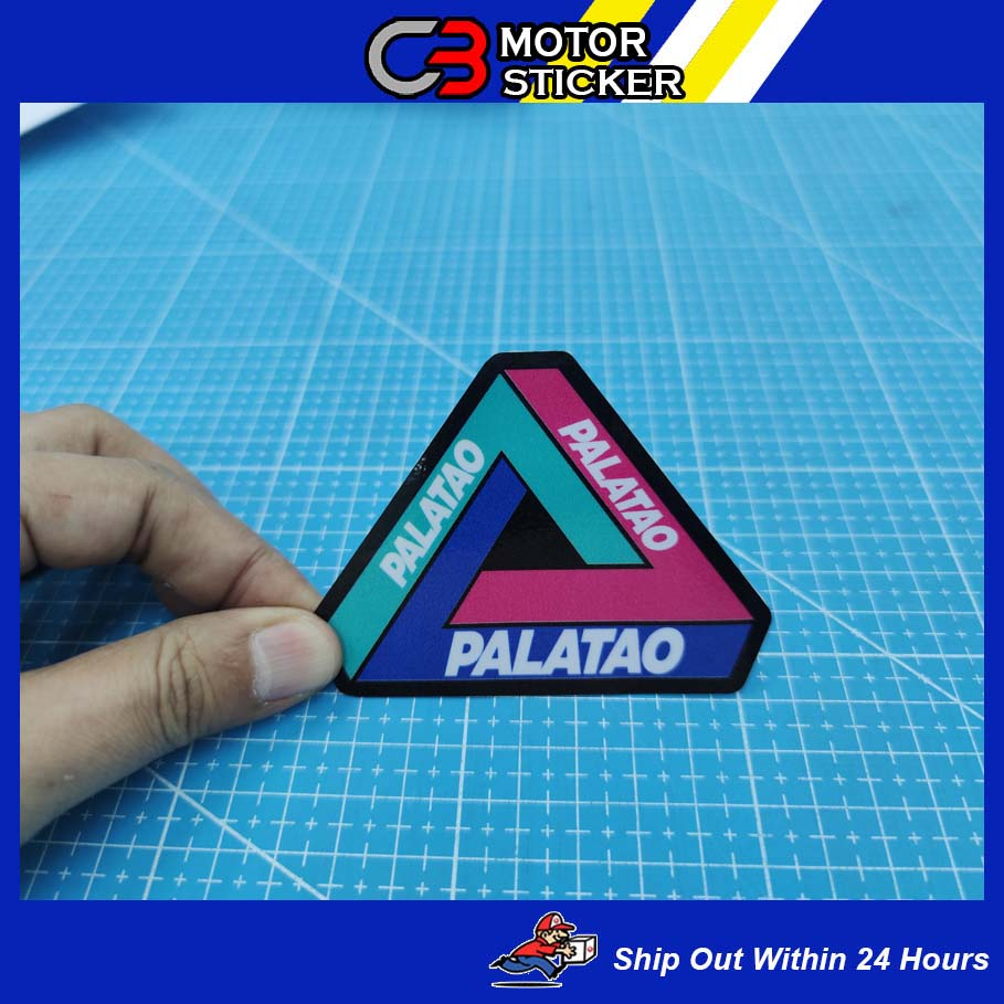 Palatao Segitiga Sticker / m099 | Shopee Malaysia