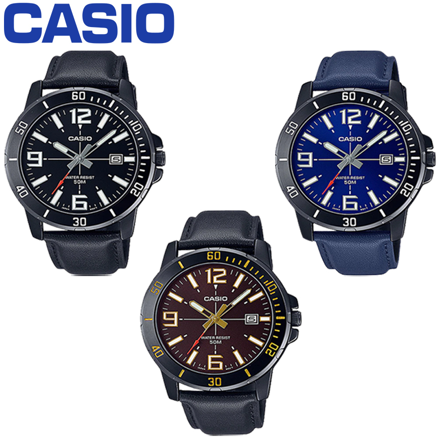 Casio Series Analog-Men's Watch MTP-VD01BL | Shopee Malaysia