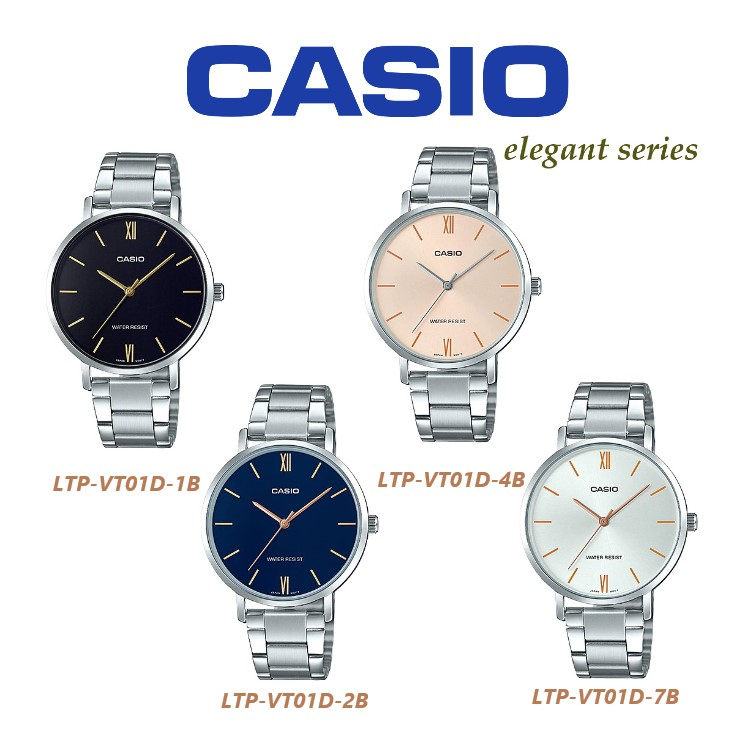 Casio Series Analog-Ladies Watch LTP-VT01D | Shopee Malaysia