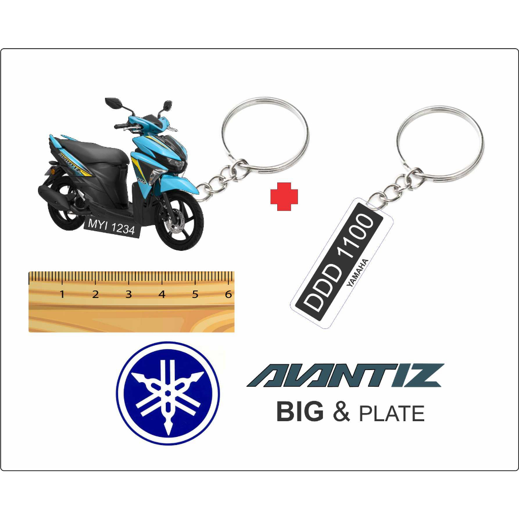 avantiz blue 2023 yamaha motor keychain 2d avantiz biru | Shopee Malaysia
