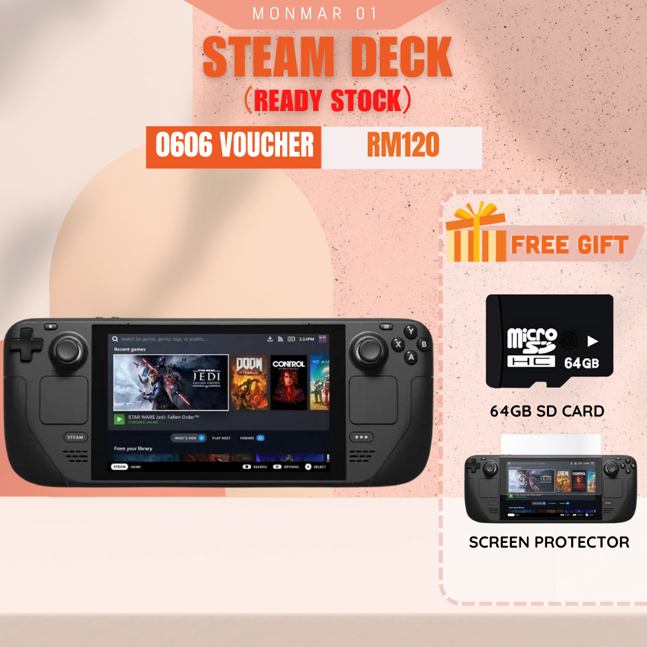 Ready Stock Steam Deck Handheld Gaming Console | Shopee Malaysia