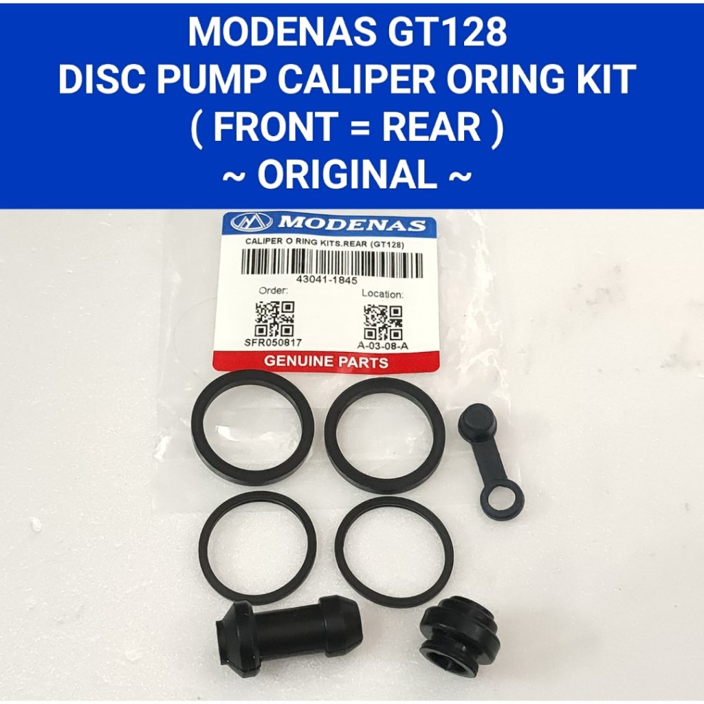 GT128 ( ORIGINAL ) FRONT = REAR DISC PUMP CALIPER ORING KIT | Shopee ...