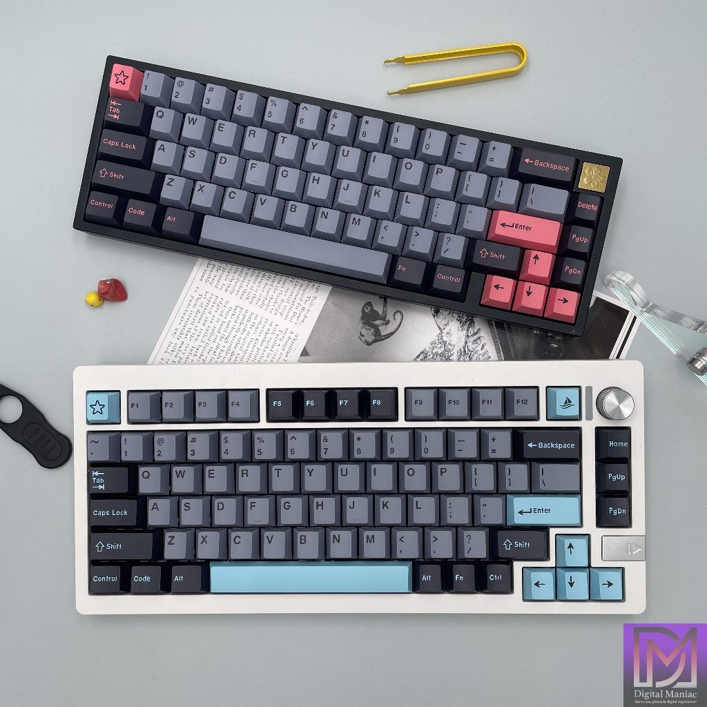 [LOCAL STOCK] GMK 8008 Keycap ABS Double Shot Cherry Blue Red 80082 ...