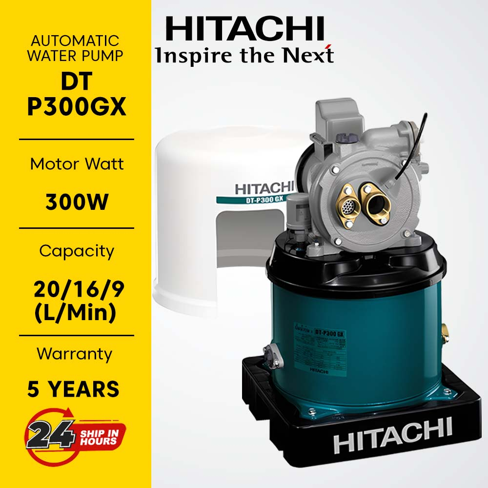 HITACHI JAPAN DT-P300GX 300W TANK TYPE DEEP WELL WATER PUMP | Shopee ...