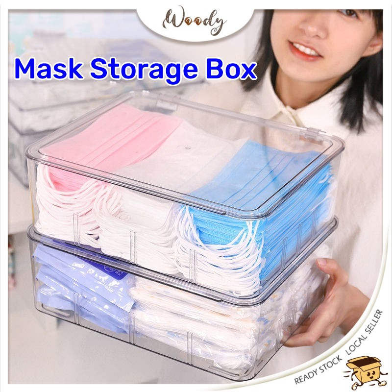 【Woody】 Mask Storage Peti simpanan topeng Peti simpanan topeng ...