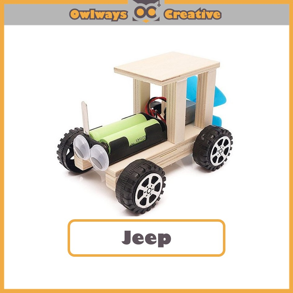 【1】Science STEM RBT DIY Robotics Set Assemble Wooden Kit Experiment ...