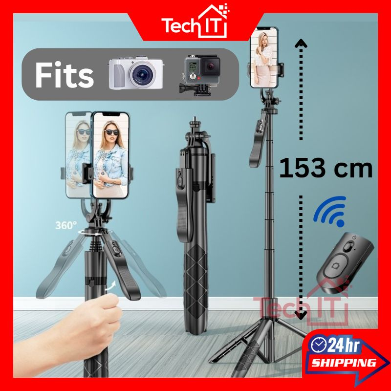 Selfie Stick Tripod For Phone Monopod Stand Selfie Stick Tripod 3 In 1