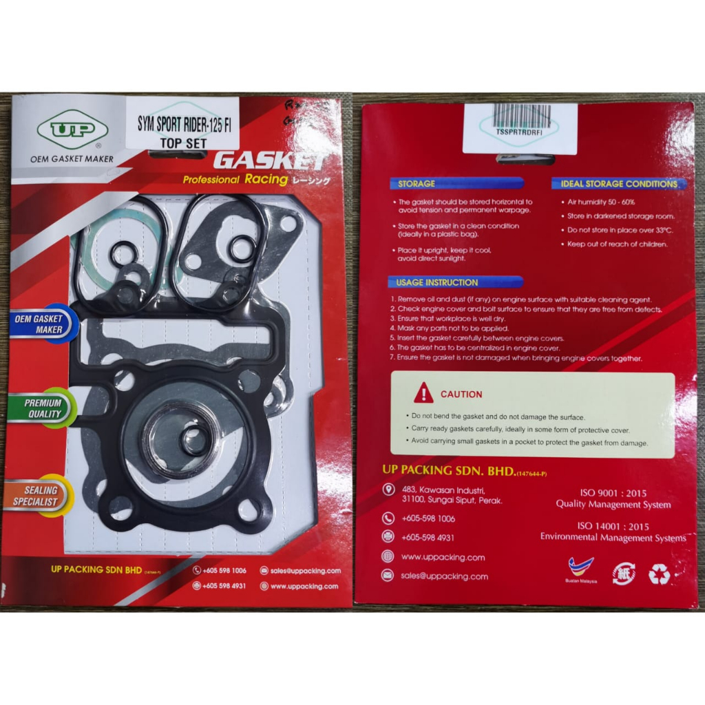 💥GASKET TOP SET FOR SYM SPORT RIDER (FI)💥 | Shopee Malaysia