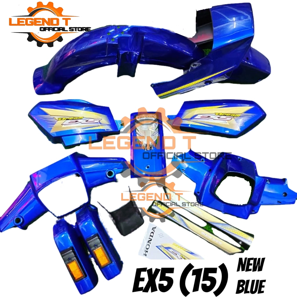 EX5 COVER SET WITH STICKER CAVER SET BODY COVER EX5 DREAM SIAP STICKER (LEGEND T) | Shopee Malaysia