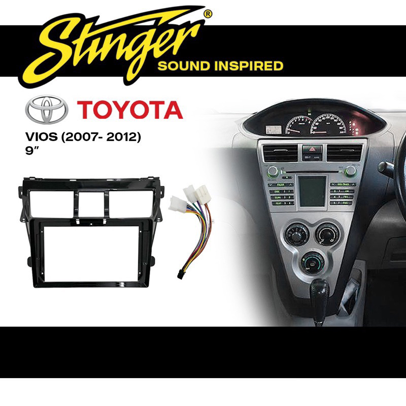 🇲🇾Car Casing 9" INCH For Android Player With Socket - TOYOTA VIOS 2007 ...
