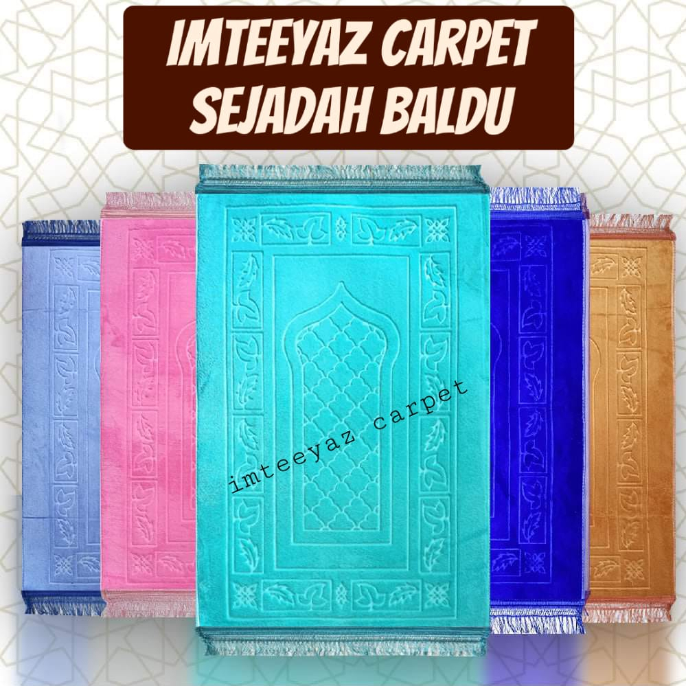 SAJADA LAMBUT IMAM TEBAL DAN GEBU EMBOSSED | Shopee Malaysia