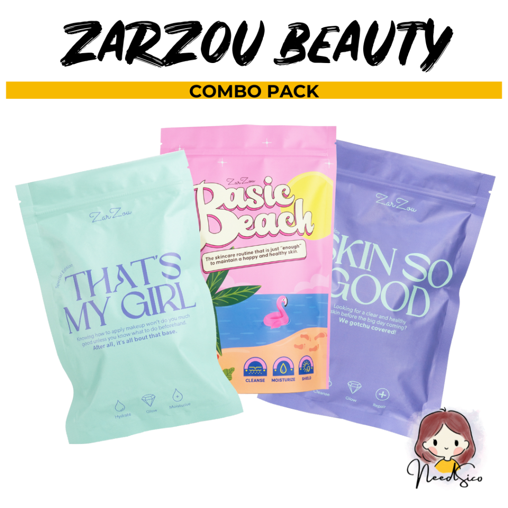 ZARZOU BEAUTY COMBO PACK Skin So Good, Basic Beach, That's My Girl ...