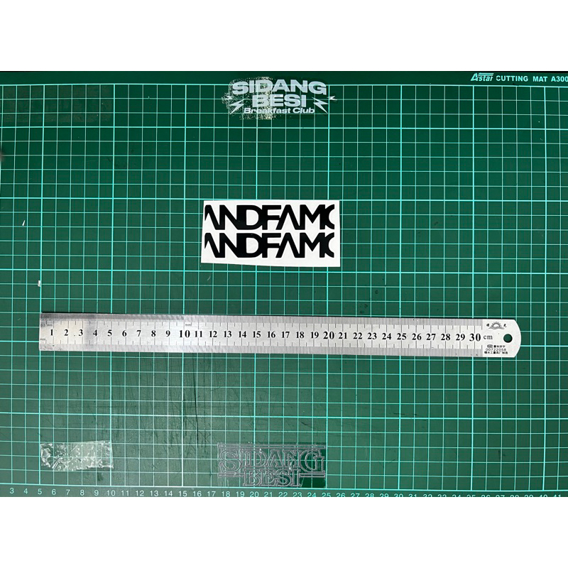Godandfamous logo decals sticker | Shopee Malaysia