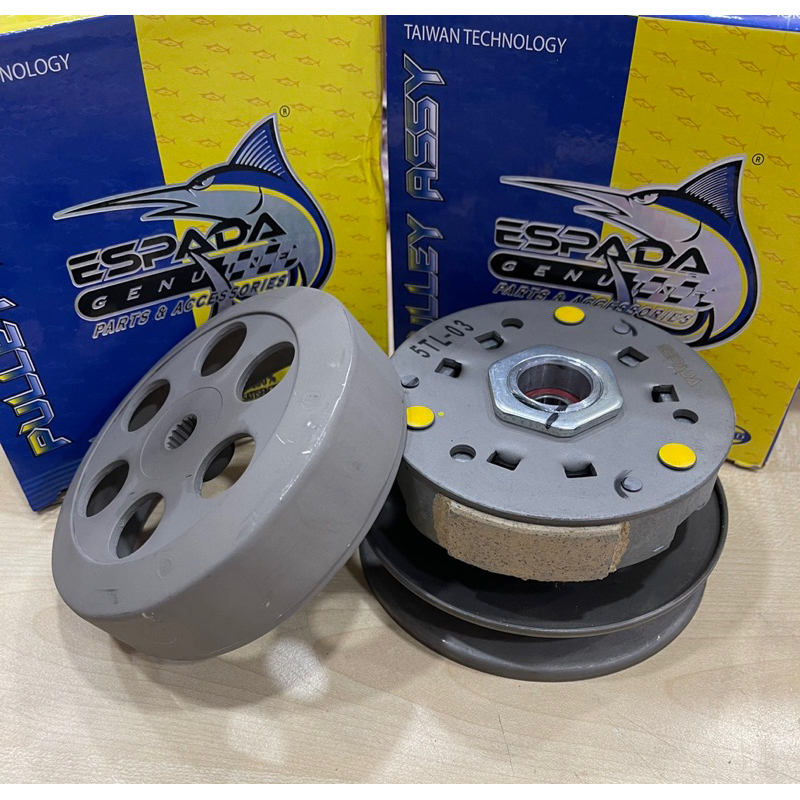 ESPADA YAMAHA EGO /EGO-S / NOUVO- / NOUVO-S REAR PULLEY SET | Shopee ...