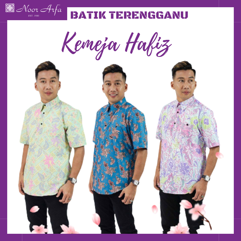 NOOR ARFA : Men Clothes Baju Kemeja Batik Viral Corak Baru Kemeja ...