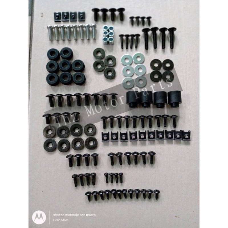 Suzuki RG 110 / RGV 120 / SYM E BONUS Screw Body Cover Set Handle Leg ...