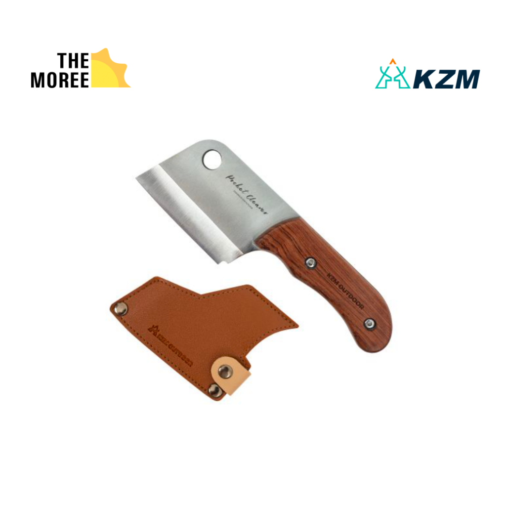 KZM - Pocket Cleaver Camping Outdoor Knife | Shopee Malaysia