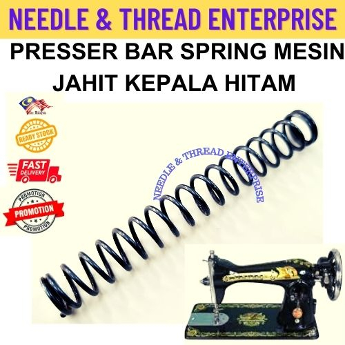 PRESSER BAR SPRING MESIN JAHIT KEPALA HITAM / VINTAGE TRADITIONAL ...